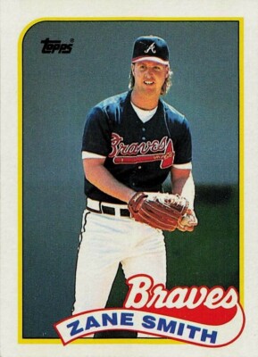 1989 Topps #688 Zane Smith Pitcher Atlanta Braves FREE shipping | eBay