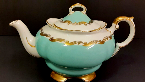 Foley SEACREST Teapot Tea Pot Bone China England MCM Vintage 1950's ...