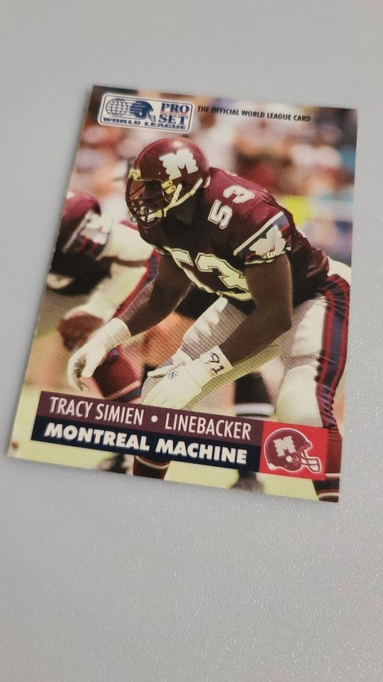 Tracy Simien 1991 Pro Set WLAF #94 | eBay