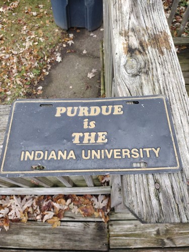 Vintage Purdue University Booster License Plate/PURDUE IS THE INDIANA ...