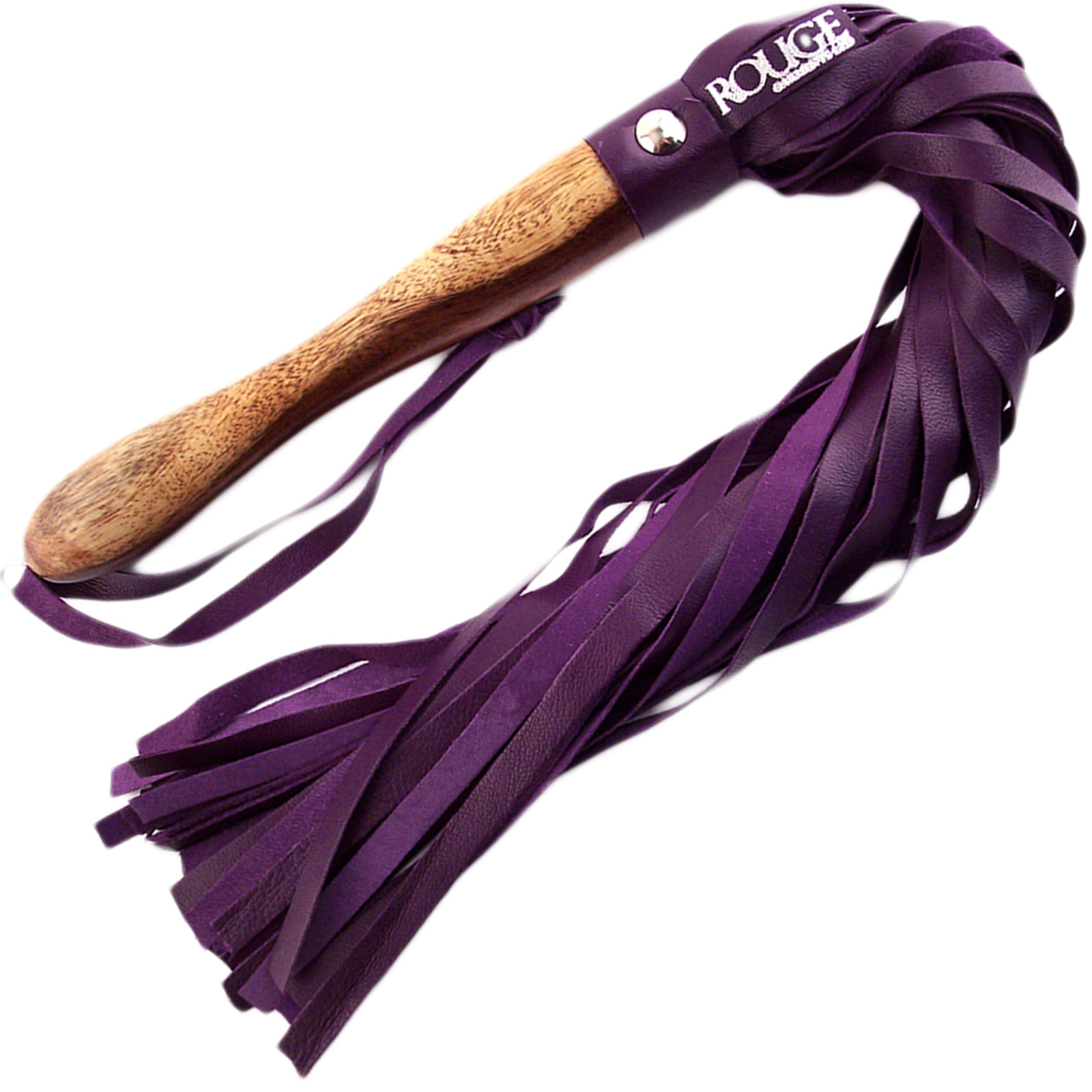Wooden Handled Flogger Sensual Desire Bondage Erotic Spanking Fetish ...