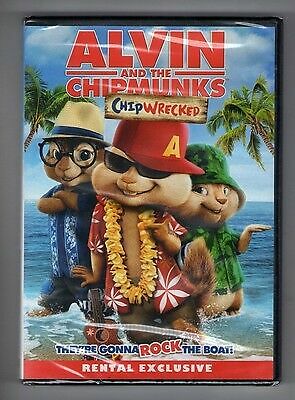Alvin and The Chipmunks Chipwrecked DVD Jason Lee Jenny Slate David ...