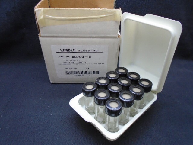 KIMBLE 5mL Graduated Accuform Rotavapor Vial Adapter System Receiver ...