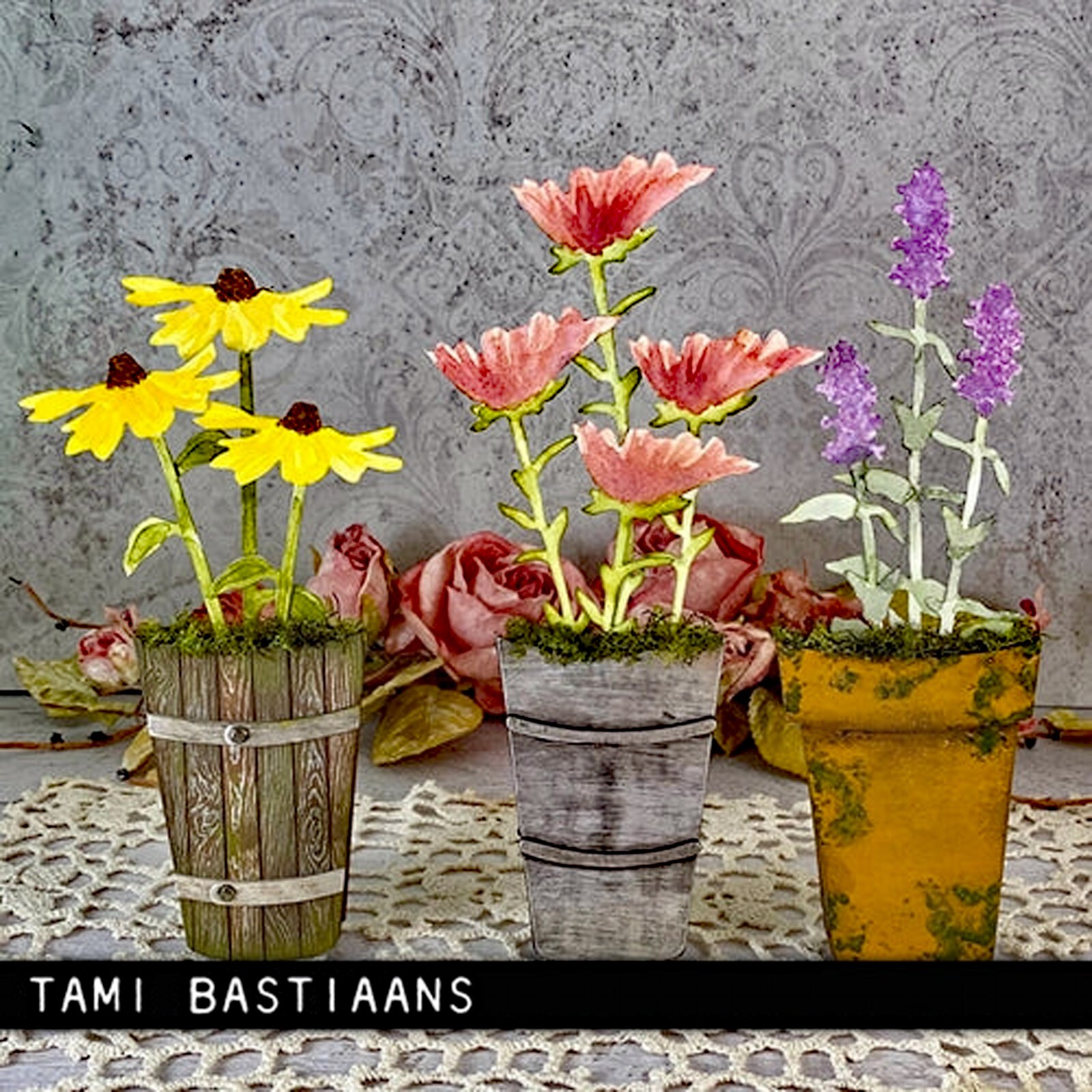 Sizzix Bigz Potted #2 die #665438 Retail $29.99 Cuts Fabric, by Tim ...