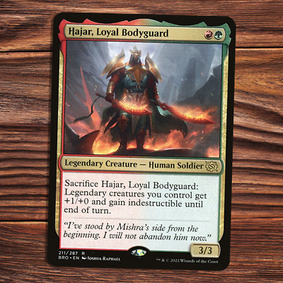 Hajar, Loyal Bodyguard - NM - Brothers' War - MTG | eBay