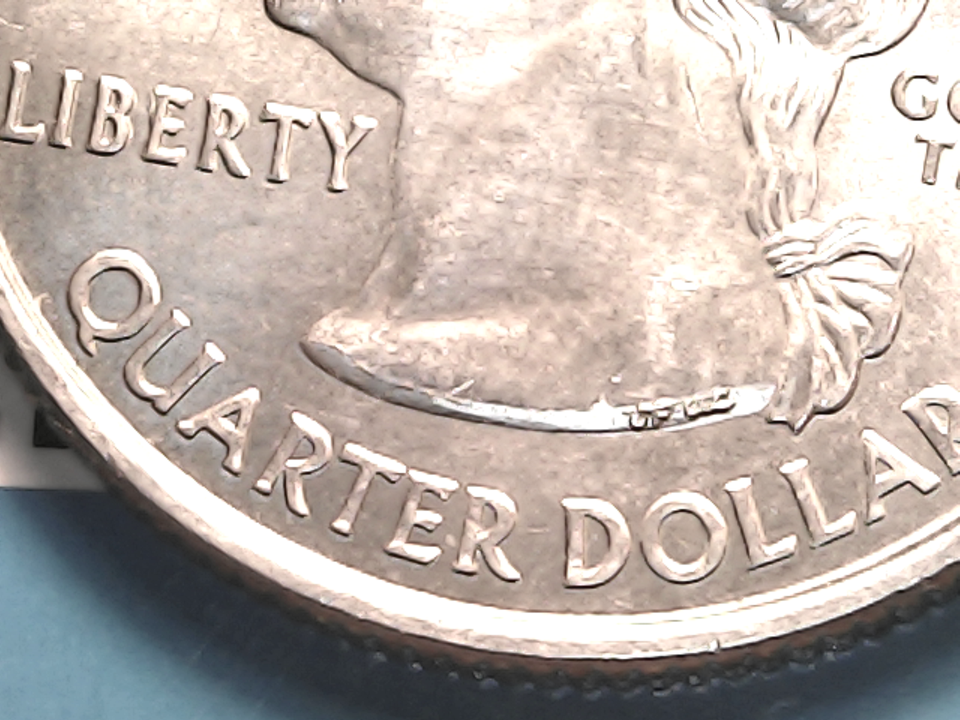 Florida State Quarter 2004P Die Crack @ Collarbone Error | eBay