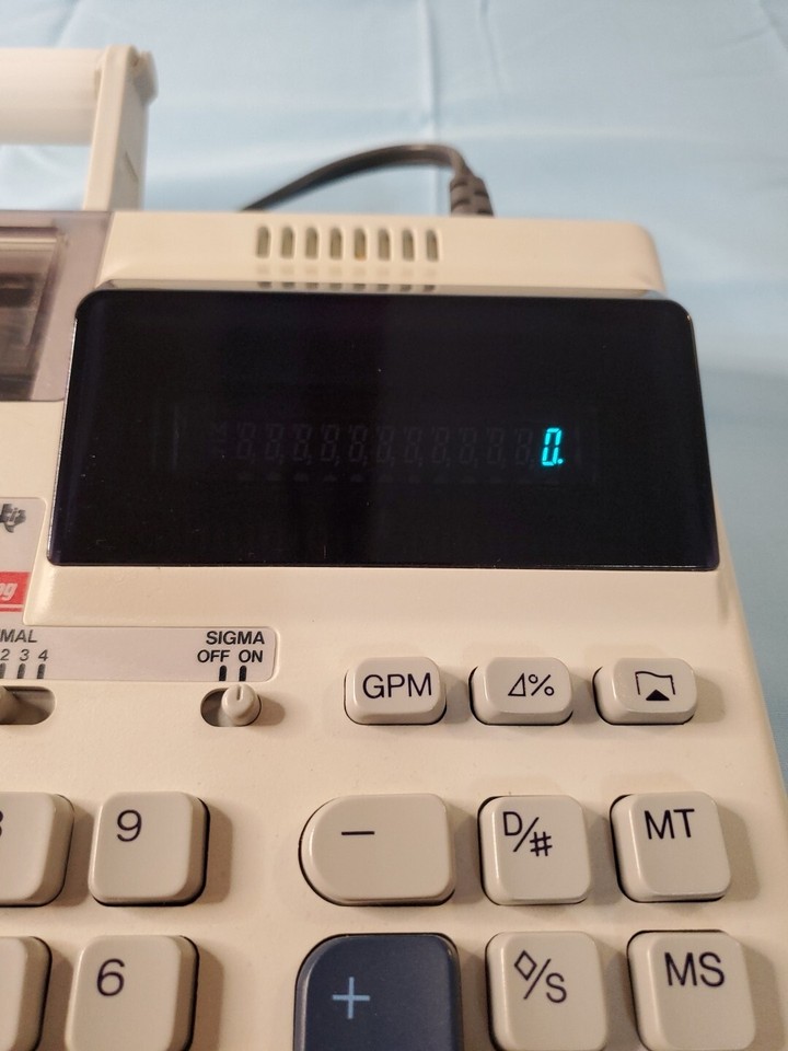 Texas Instruments Desk Calculator TI-5045 II Electric Adding Machine ...