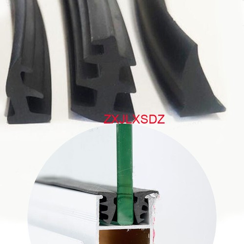 aluminum door window glass fixed 90 rubber seal strip weatherstrip gap ...