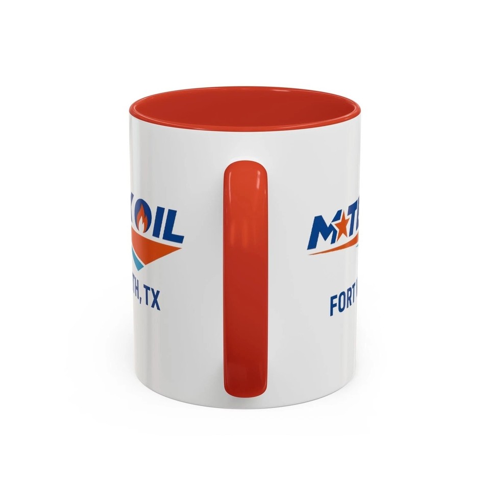 M-Tex Oil Fort Worth Tx Logo Mug Landman Accent Coffee Mug Billy Bob ...