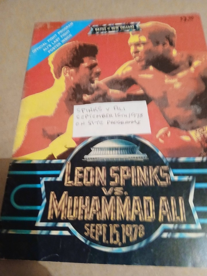 Ali Boxing Programmes | eBay UK