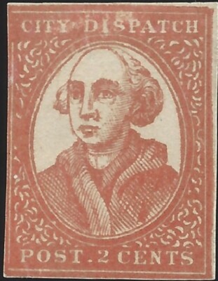 US Scott #160L1 Mint NG VF 2 Cent 1846 Local Stamp City Dispatch | eBay