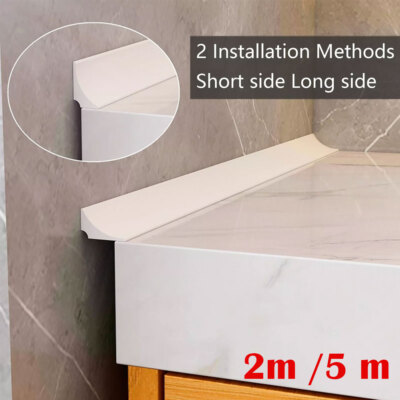 2/5m Bendable Bathroom Bath Edging Seal Trim Strip Kitchen Water ...