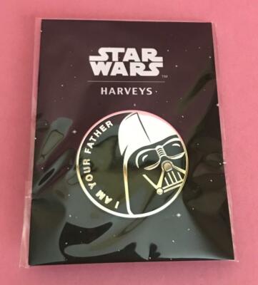 Disney Harvey's Star Wars Darth Vader Label Pin I Am Your Father New in ...