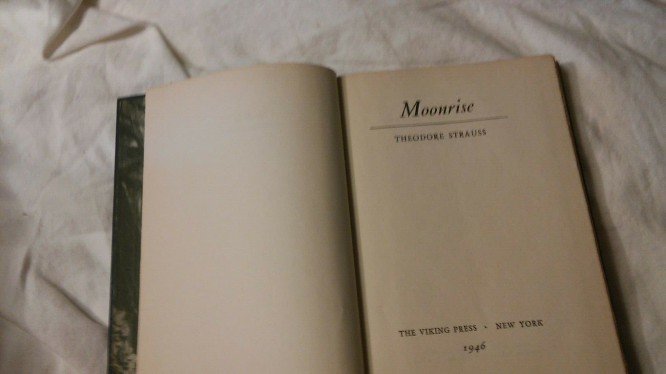 Moonrise by Theodore Strauss copyright 1946 | eBay