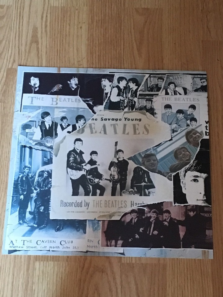 BEATLES ANTHOLOGY VOL 1 Album Flat Double Sided Record Store Poster ...