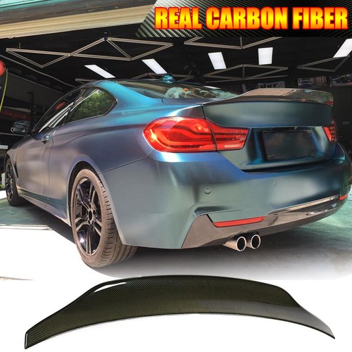 Real Carbon Fiber Rear Trunk Spoiler Wing For BMW F32 420i 430i 440i ...