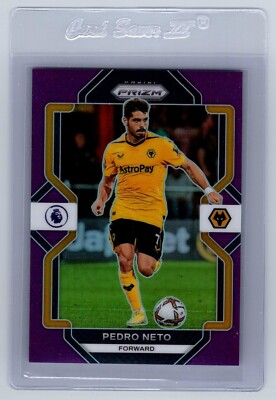 2022-23 Prizm Premier League EPL Pedro Neto Purple #09/49 Soccer Card ...
