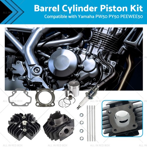 Rebuild Head Bore Barrel Cylinder Piston Kit Suitable for Yamaha PW50 ...