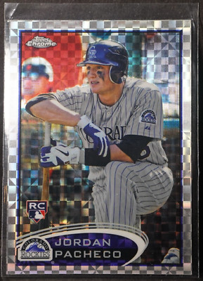 JORDAN PACHECO—2012 Topps Chrome X-Fractor #161—ROOKIE CARD | eBay