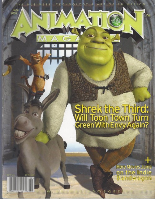 ANIMATION Magazine (June 2007) Shrek the Third, Art of Ratatouille ...