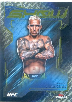 2025 Topps Finest UFC CHARLES OLIVEIRA #SS-6 Showstoppers Show Stoppers ...