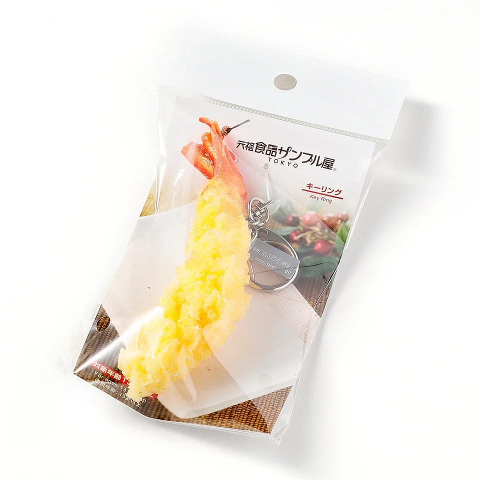 [ Shrimp Tempura ] Keychain – Realistic Japanese Fake Food Sample ...