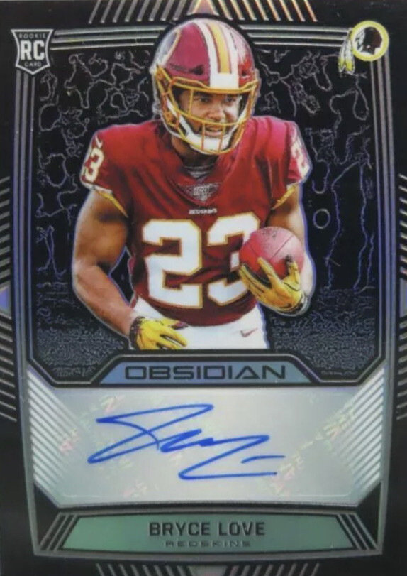 2019 Obsidian Bryce Love Rookie Autograph Auto RC #138/150 Washington ...
