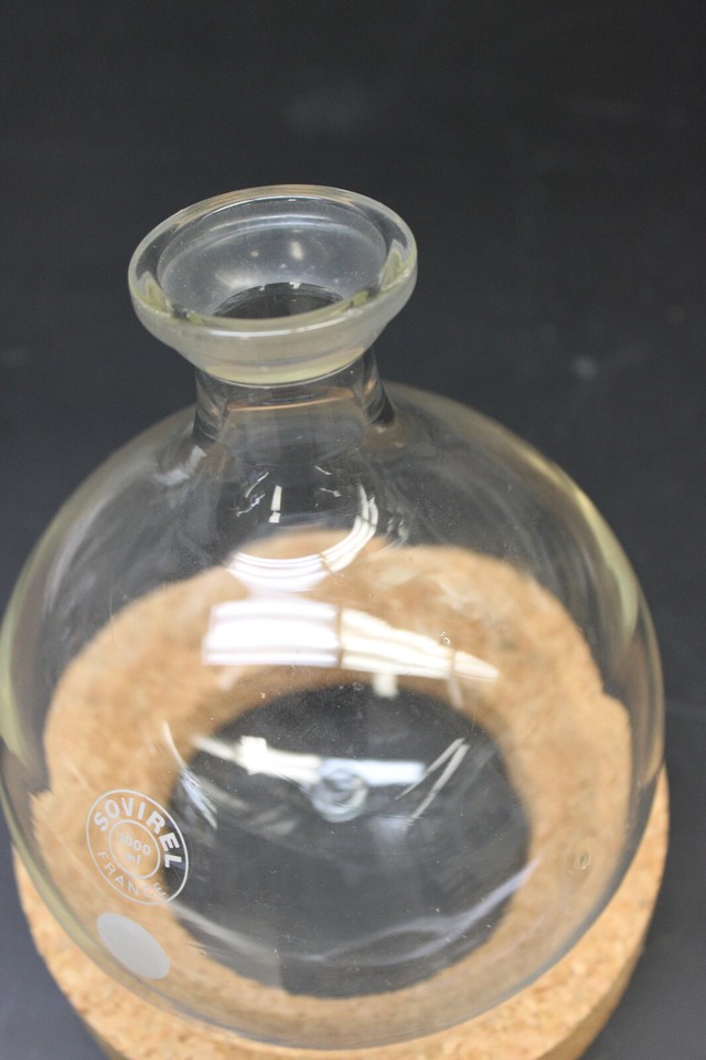 Single Short Neck, Spherical Joints Round Bottom Glass Flask 1000ml | eBay