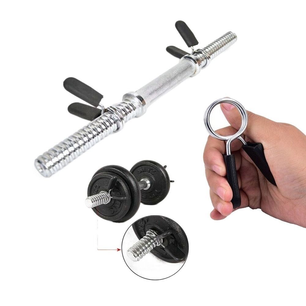 Spring Collar Clips Dumbbells Clips Dumbbell Lock Clamp Gym Fitness | eBay