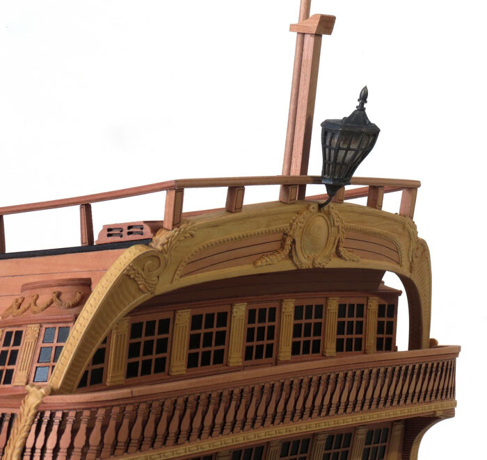 USS Bonhomme Richard 1:48 Tail Section Wall Hanging Wooden Model Ship ...