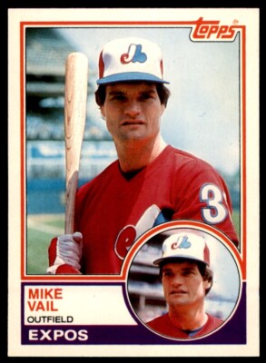 1983 Topps Traded Set Break #119T Mike Vail NM-MT+ Montreal Expos | eBay