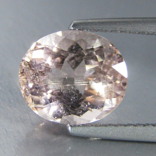 3.20Cts Pretty Natural Soft Pink Color Morganite Oval Shape Loose ...