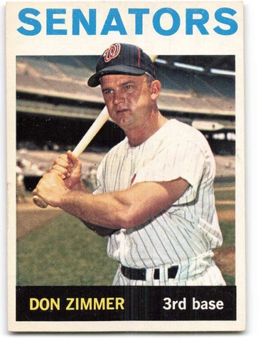 1964 Topps #134 Don Zimmer NM Near Mint Senators ID:318925 | eBay