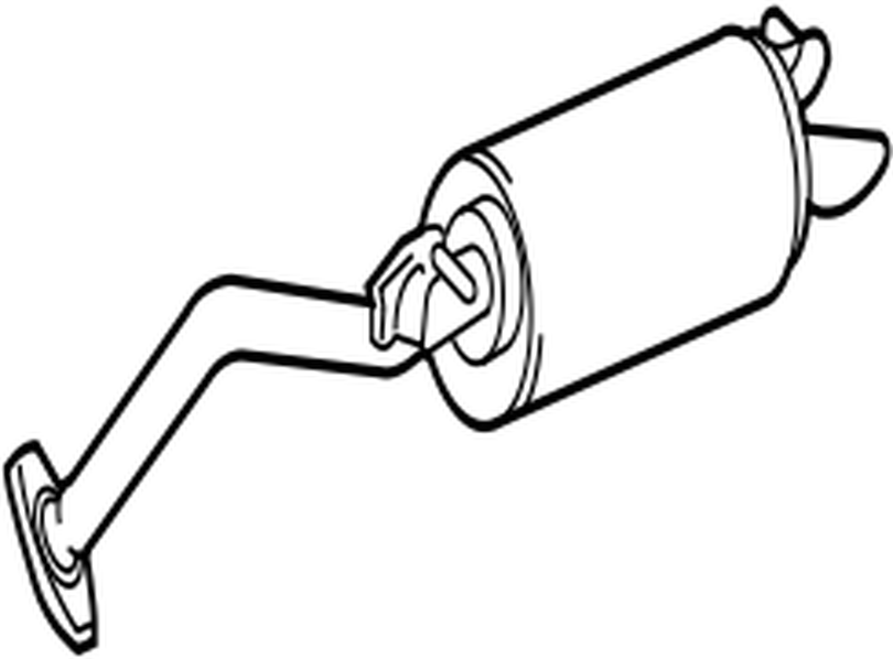 17430-37300 Toyota Pipe assy, exhaust, tail 1743037300, New Genuine OEM ...