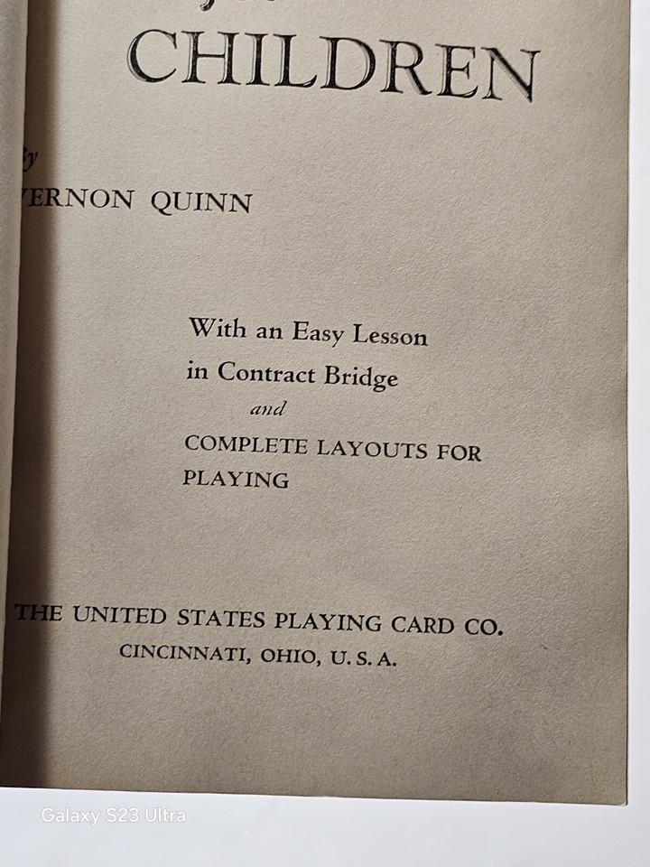 Vintage 50 Card Games For Children, Vernon Quinn, Whitman, 1946 | eBay