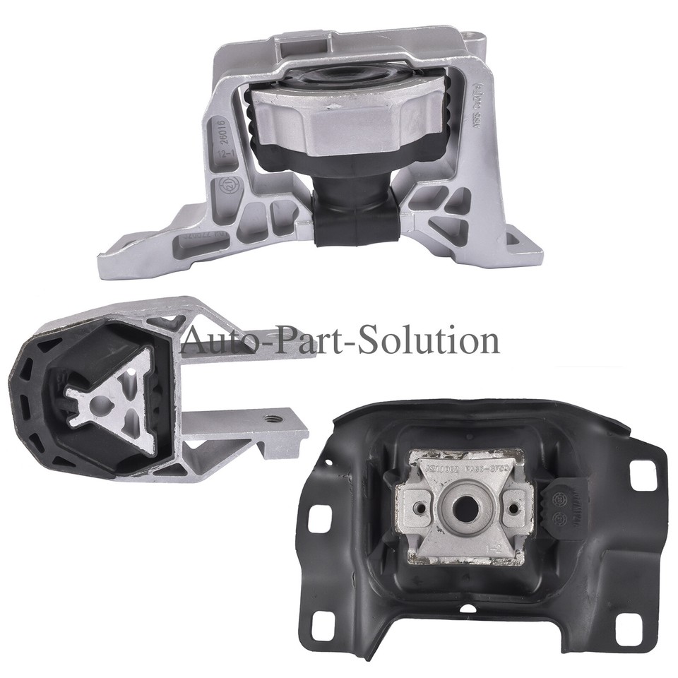 3* Engine & Transmission Mounts Set for Ford Escape 1.5L 2017-2019, 1 ...