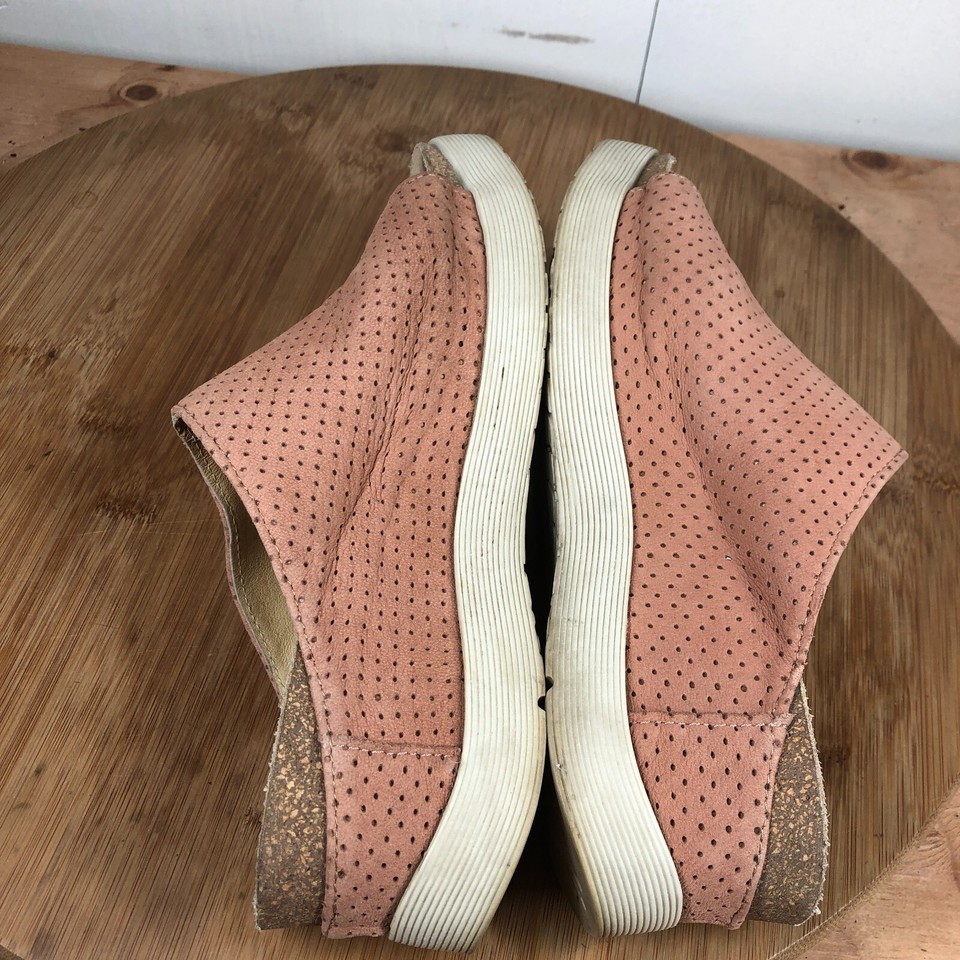 Fly London Sandals 39 Womens 8 Wigg Slides Wedge Platform Pink Leather ...