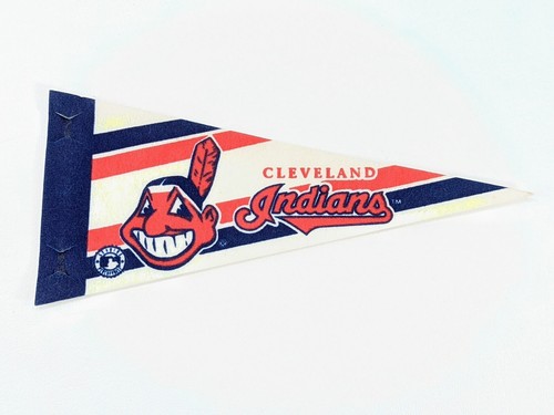 Cleveland Indians Vintage Old Logo MLB Mini Pennant 9"x4” Felt ...