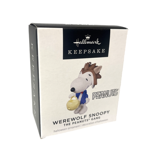 Hallmark Miniature Keepsake Werewolf Snoopy Ornament The Peanuts Gang ...