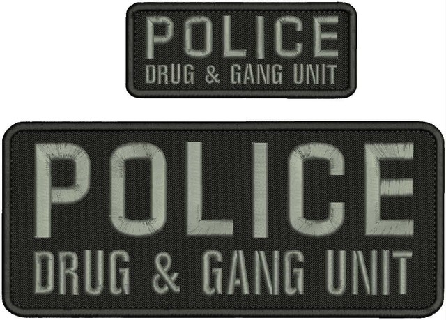 Unspecified, Unknown State Collectibles POLICE GANG UNIT EMBROIDERY ...