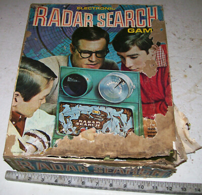 Vintage IDEAL Corp Electronic Radar Search Game Strategy Naval War Game ...