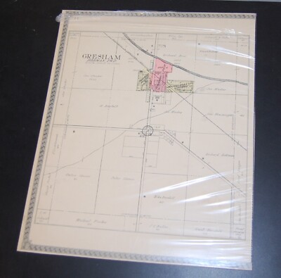 1905 Plat Map of Gresham Shawano County WI | eBay