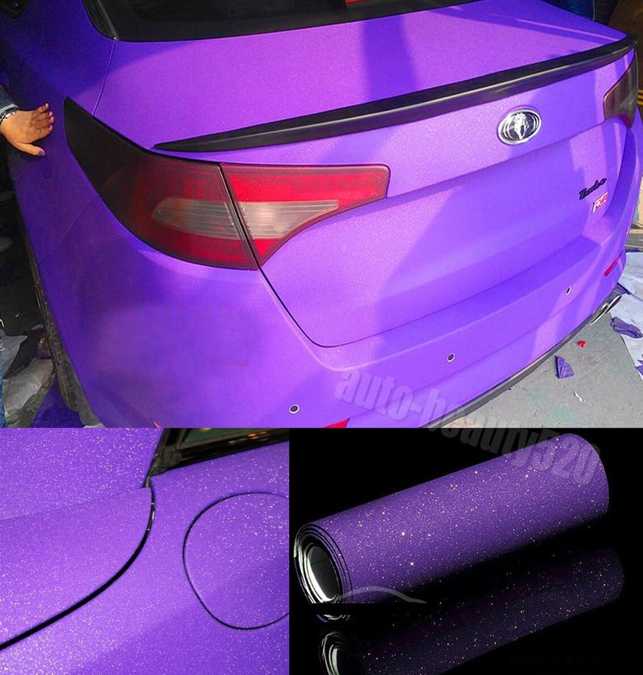 50FT x 5FT Car Wrap Flash Point Glitter Sparkle Pearl Vinyl Sticker ...