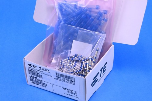 100 TE Terminal Butt Splice Individual Opening Connector Crimp 16-20AWG ...