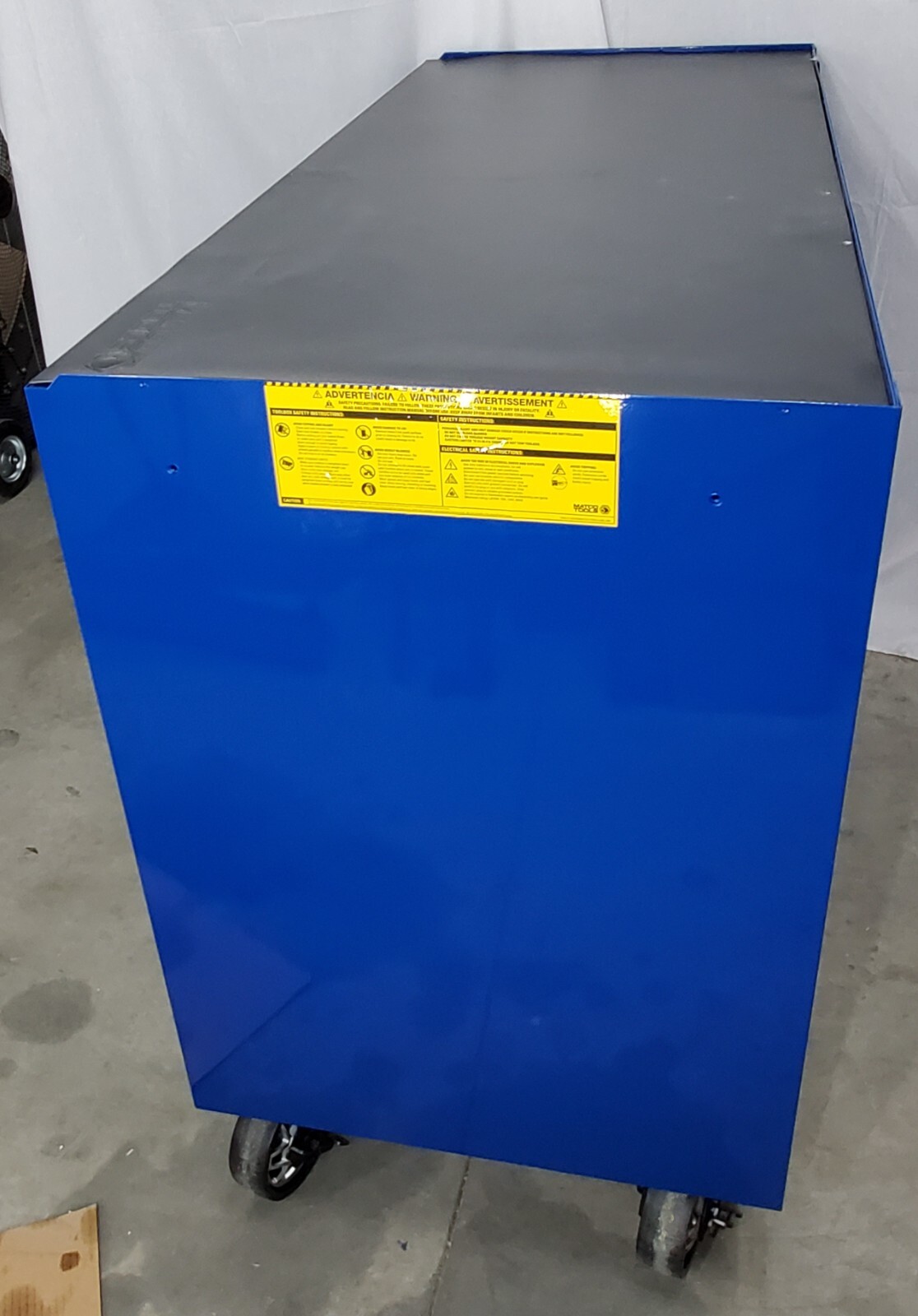 MATCO TOOLS 55" X 25" DOUBLE-BAY 2S TOOLBOX 2225TB-DDB SAPPHIRE BLUE ...