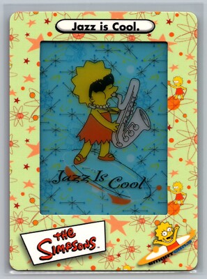 Jazz is Cool 2000 Artbox The Simpsons FilmCardz #20 Trading Card Lisa ...