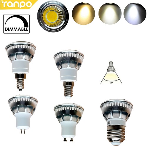 Dimmable 6W 15W Led Spotlight Bulb B22 Light GU5.3 Warm White 24V GU10 ...