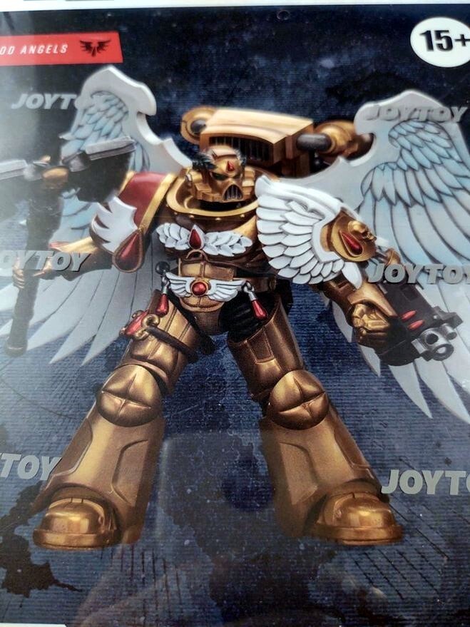 JOYTOY Warhammer 40k Blood Angels Sanguinary Guard Sword 1/18 Figure ...