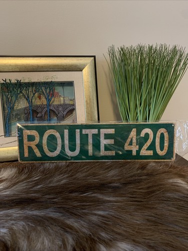 Route 420 Green Street Sign - Plastic | eBay