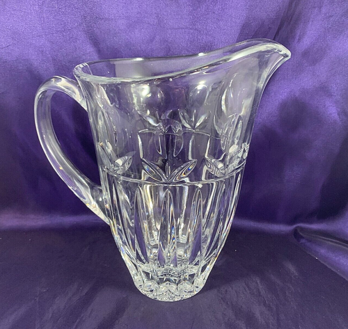 Block Crystal TULIP GARDEN PITCHER 32 OZ 8" | eBay